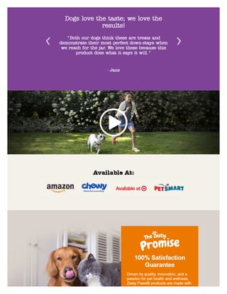 Shopify Pet Product Store Design | PDF