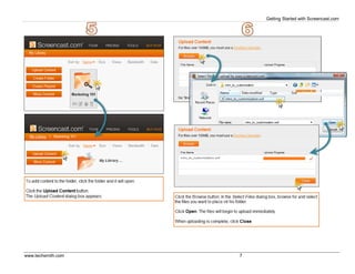 Screencast.com getting started_guide | PDF