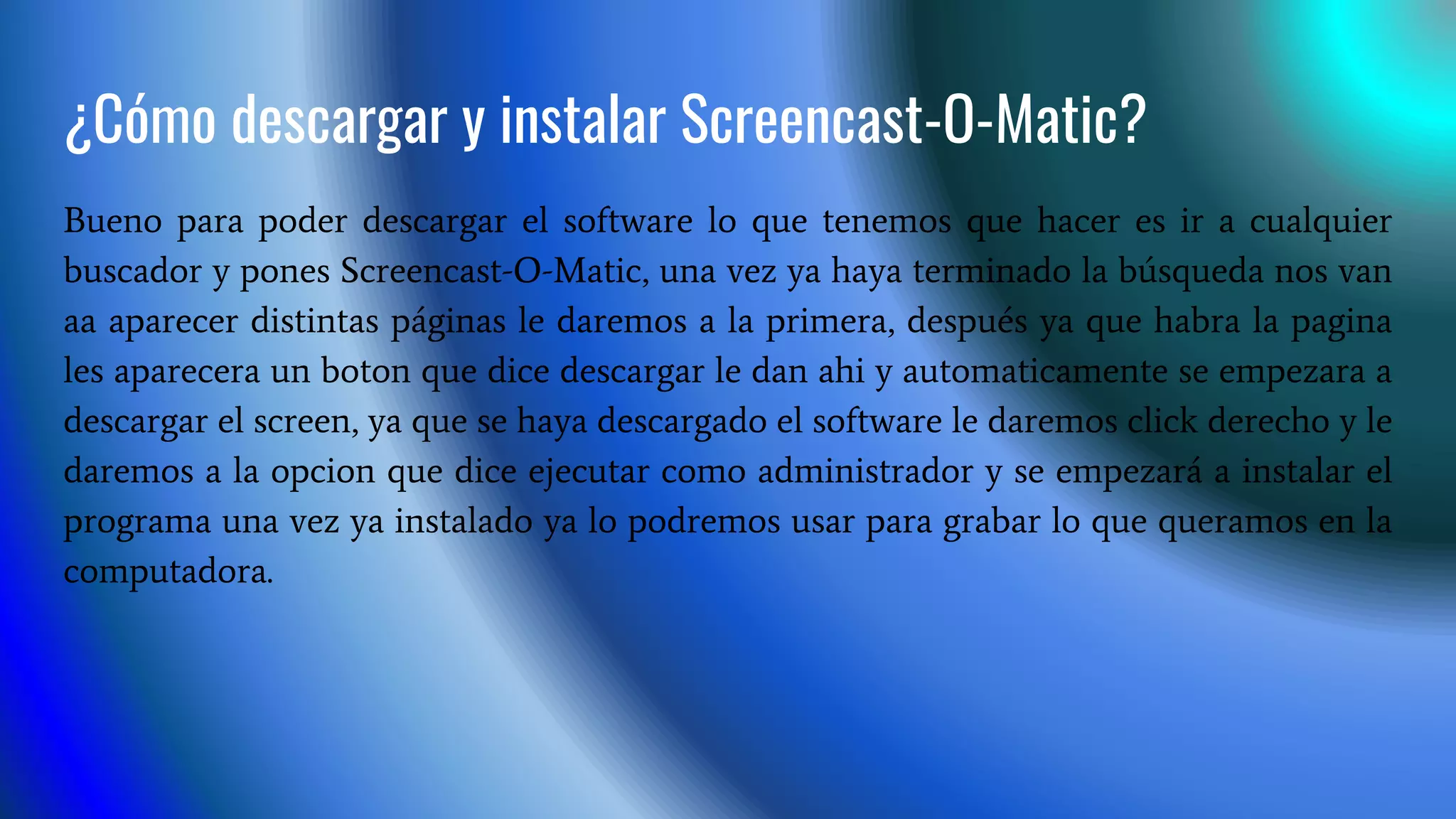 Screencast o-matic | PDF