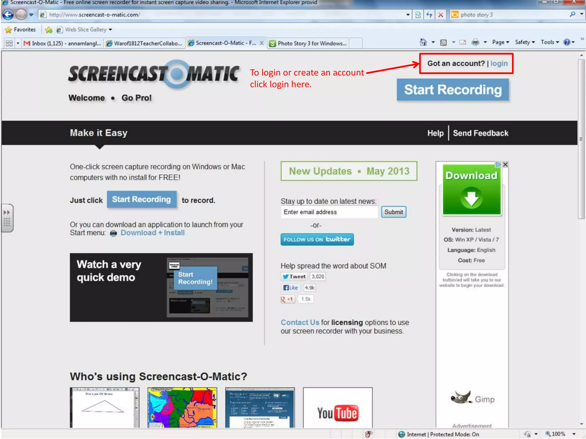 Screencast o-matic how to presentation | PPTX