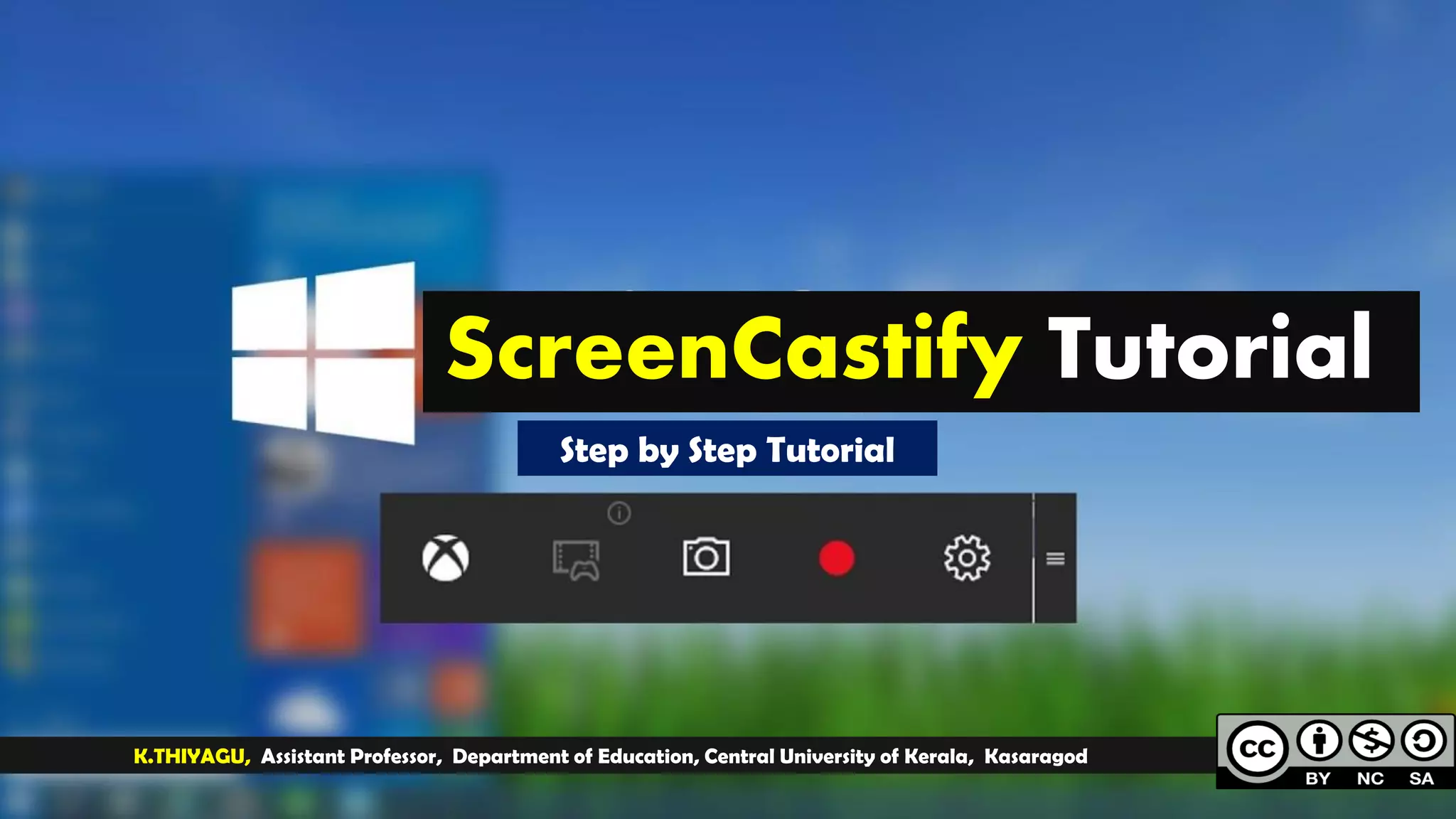 ScreenCastify Tutorial - Thiyagu | PPT