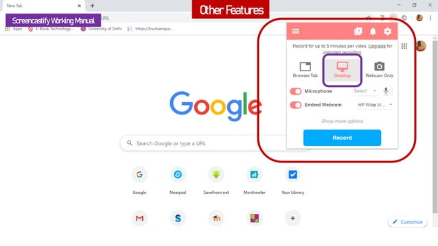 ScreenCastify Tutorial - Thiyagu | PPT