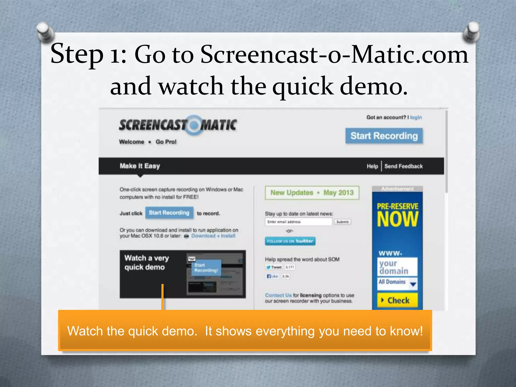 Screencasting | PPTX