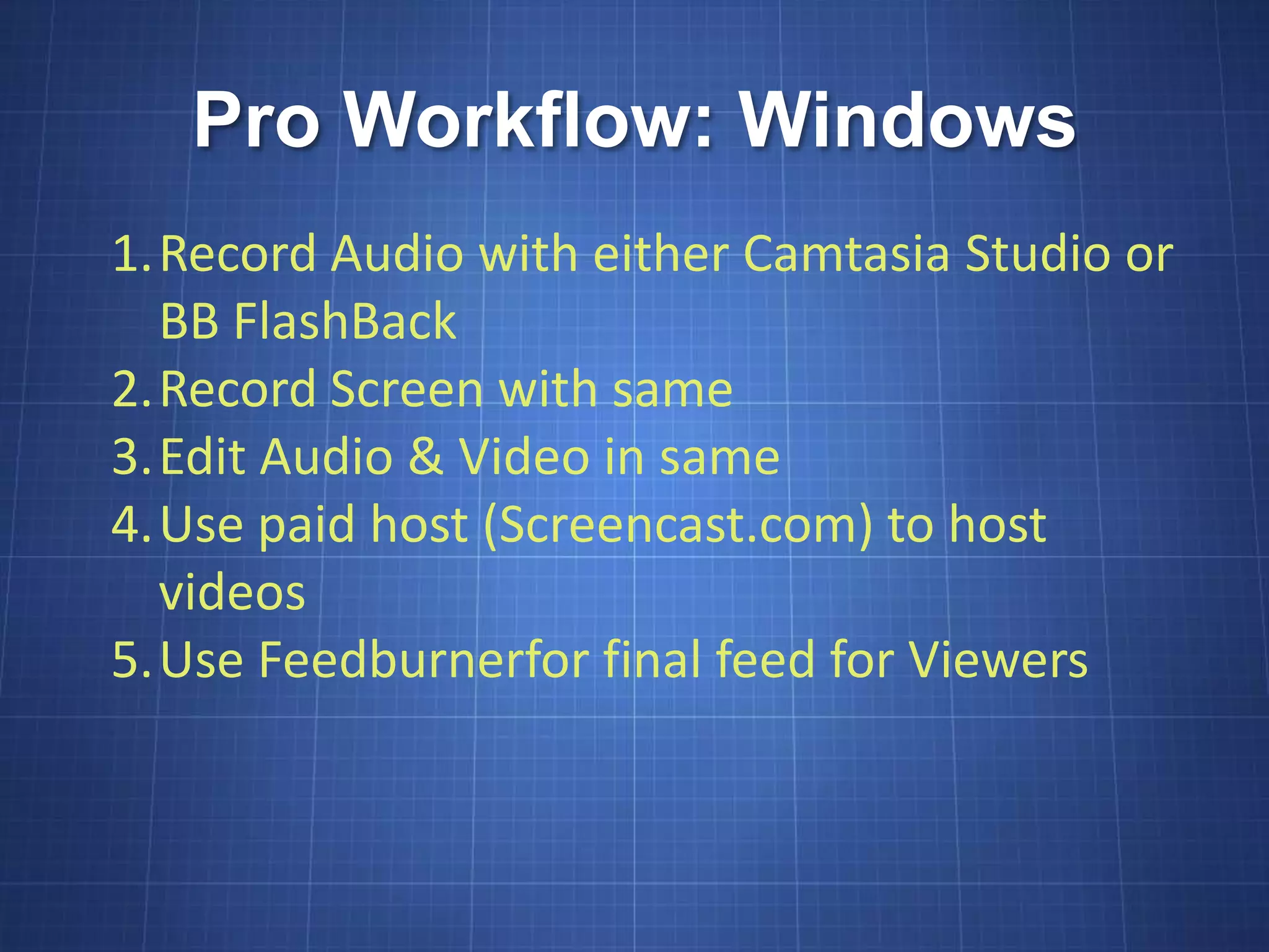 Screencasting 101 | PPT