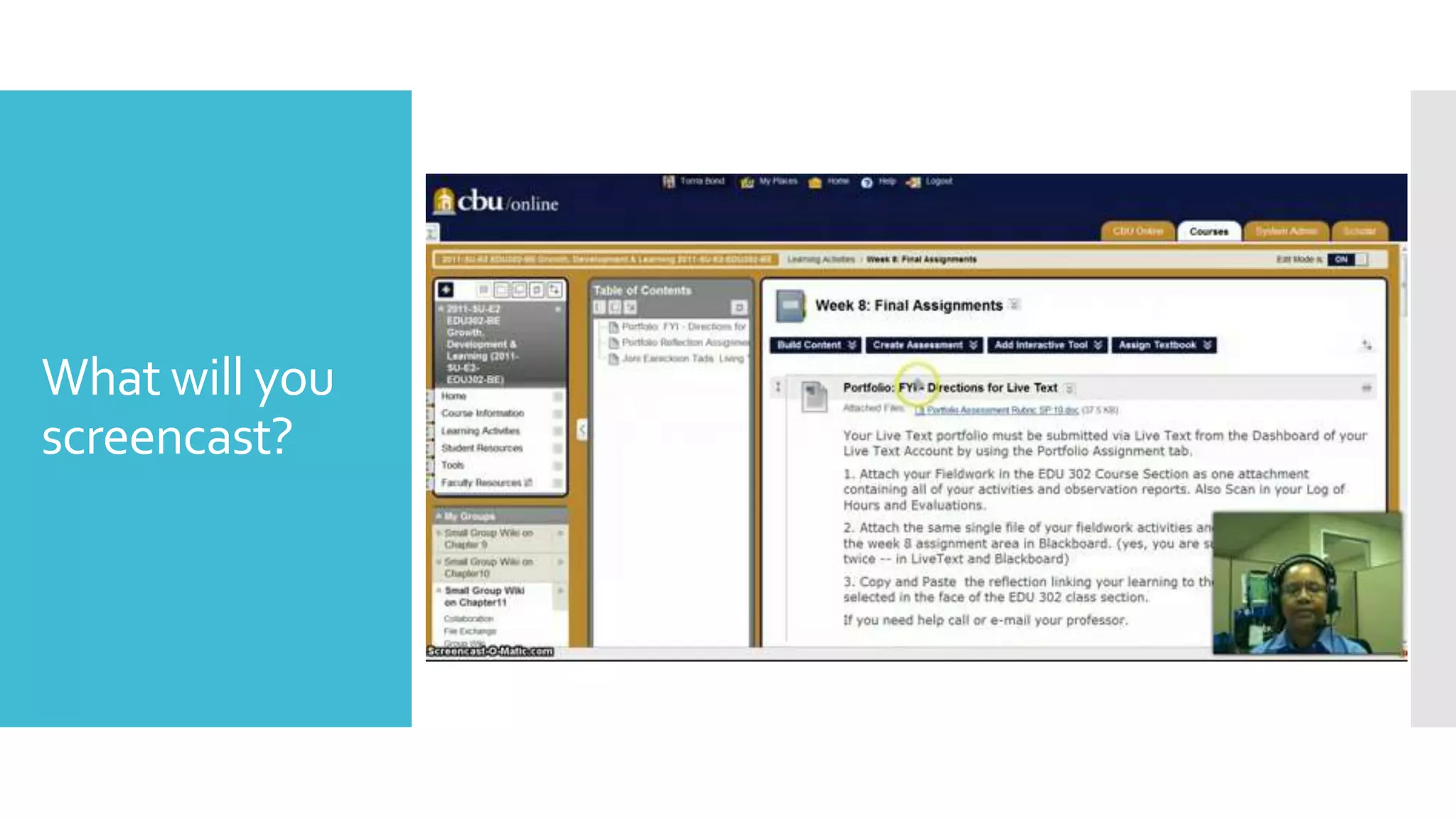 Screencasting & YouTube Captions Presntation | PPT