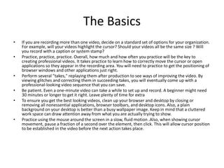 Screencasting: Best Practice | PPTX