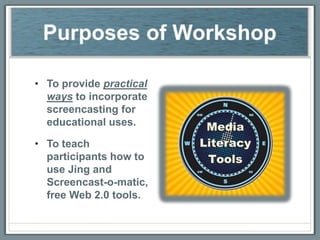 "Screencasting for Educators and Students" | PPT