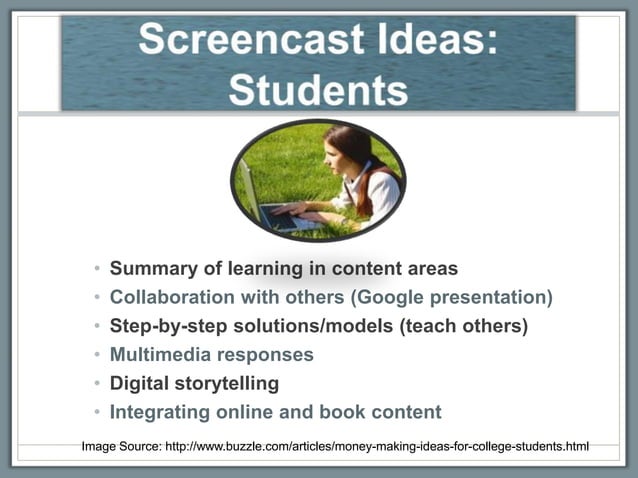 "Screencasting for Educators and Students"