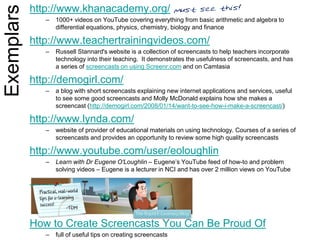 Screencasting for learning | PPT