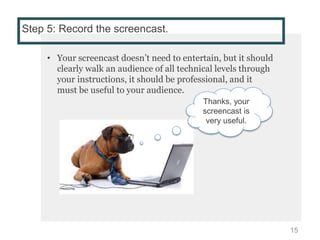 Screencasting instructions | PPT