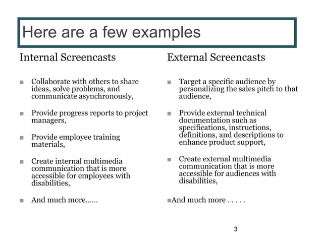 Screencasting instructions | PPT