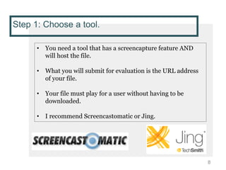 Screencasting instructions | PPT