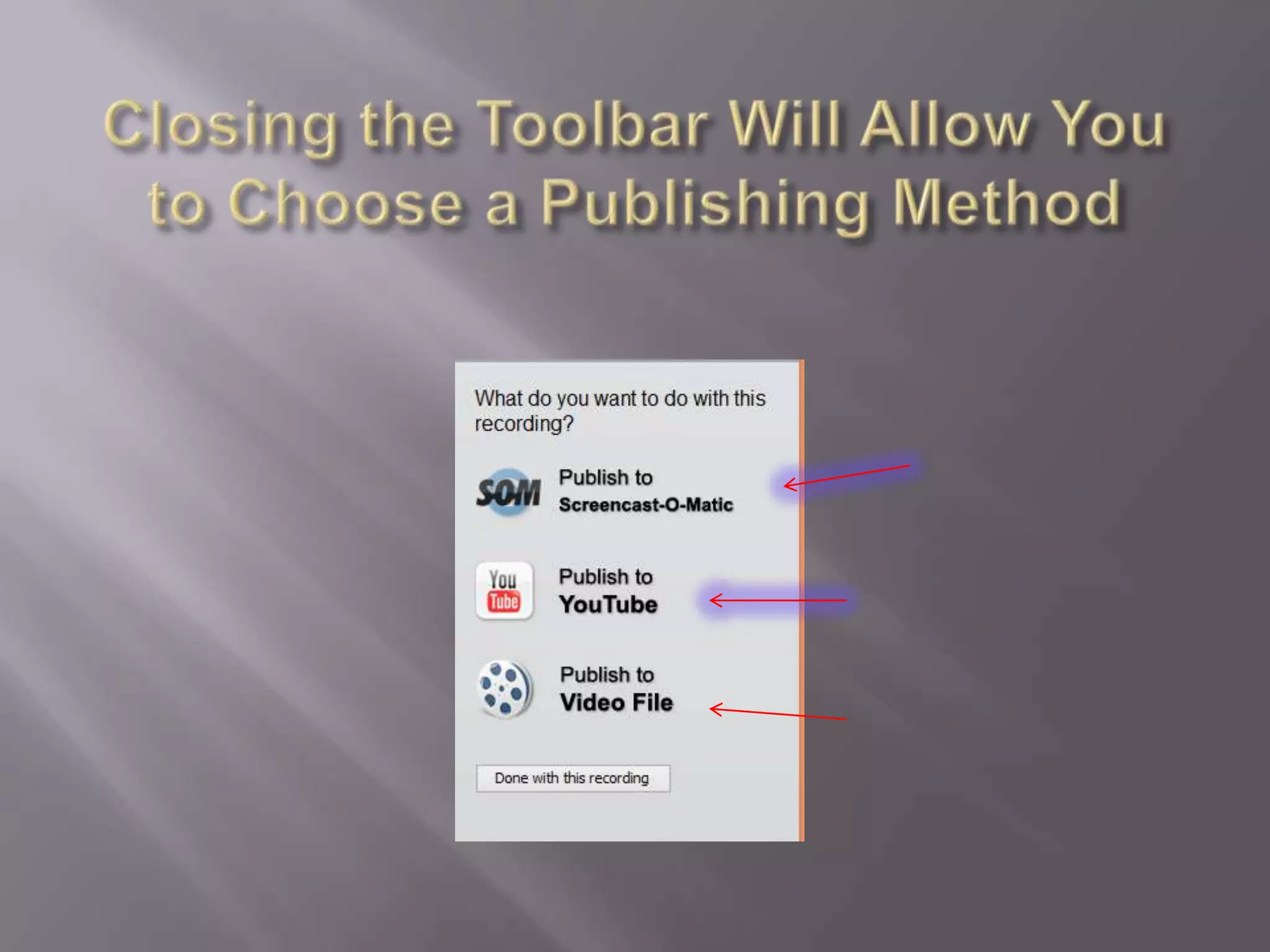 Screencasting ppt 1 | PPTX | Computing | Technology & Computing