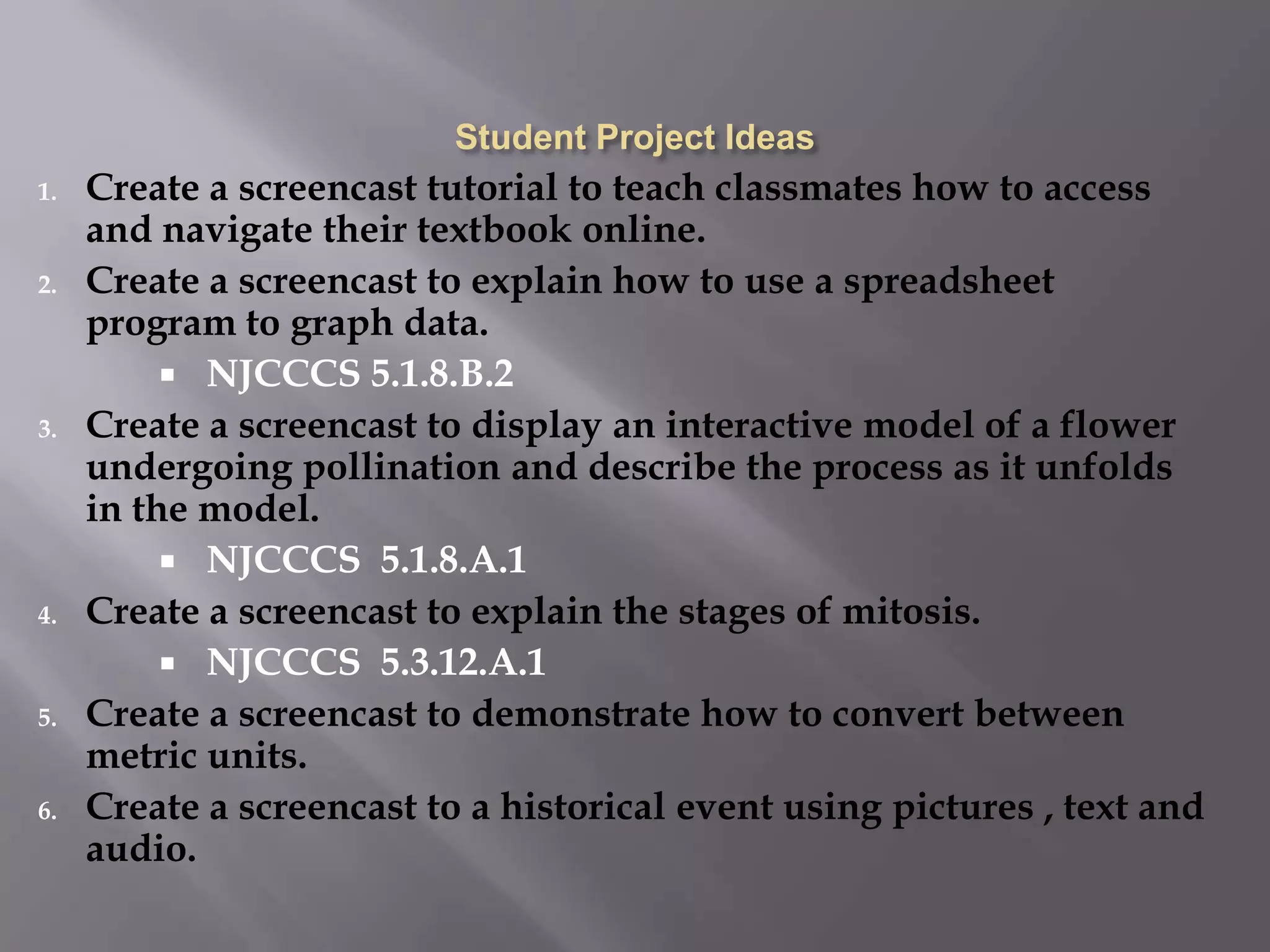 Screencasting ppt 1 | PPTX | Computing | Technology & Computing