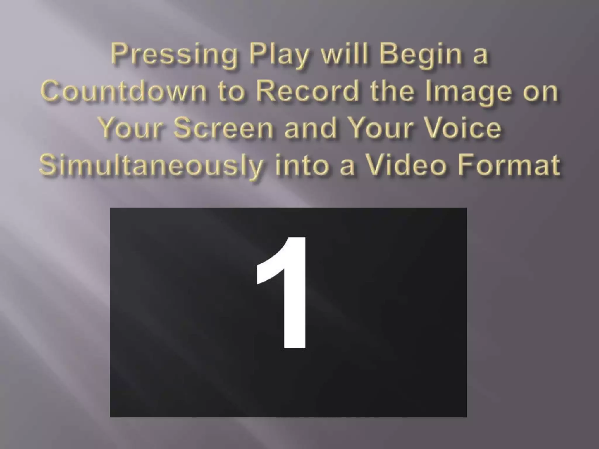 Screencasting ppt 1 | PPT
