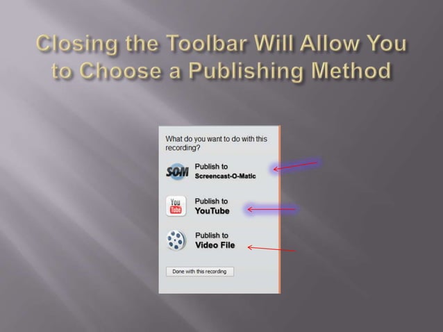 Screencasting ppt 1 | PPTX | Computing | Technology & Computing