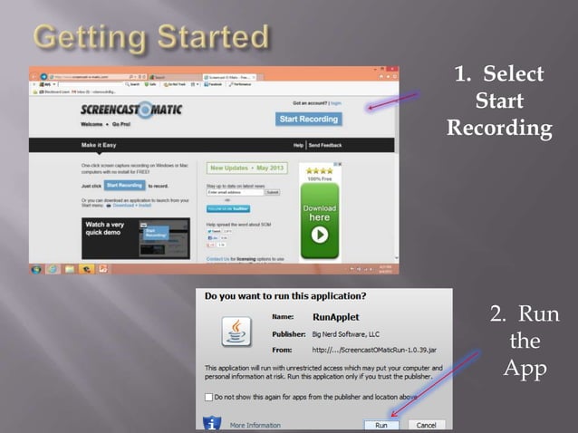 Screencasting ppt 1 | PPTX | Computing | Technology & Computing