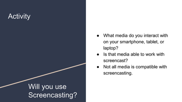 Screencasting Presentation - Example.pptx | Free Download