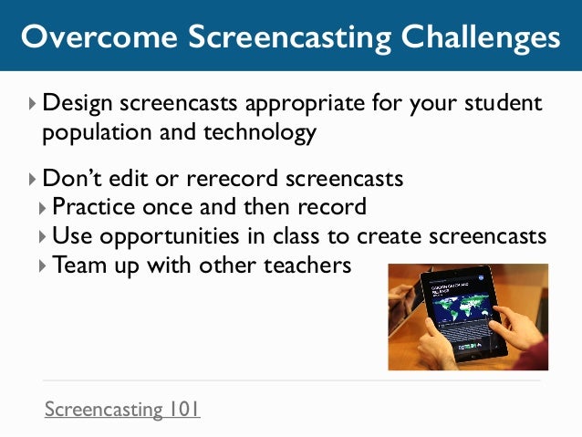 Screencasting Using Free Tools