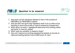 Why you should measure shield currents in PROFIBUS and PROFINET ...