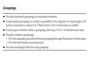 Human Computer Interaction - screen design | PDF
