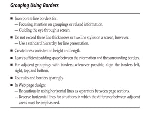 Human Computer Interaction - screen design | PDF