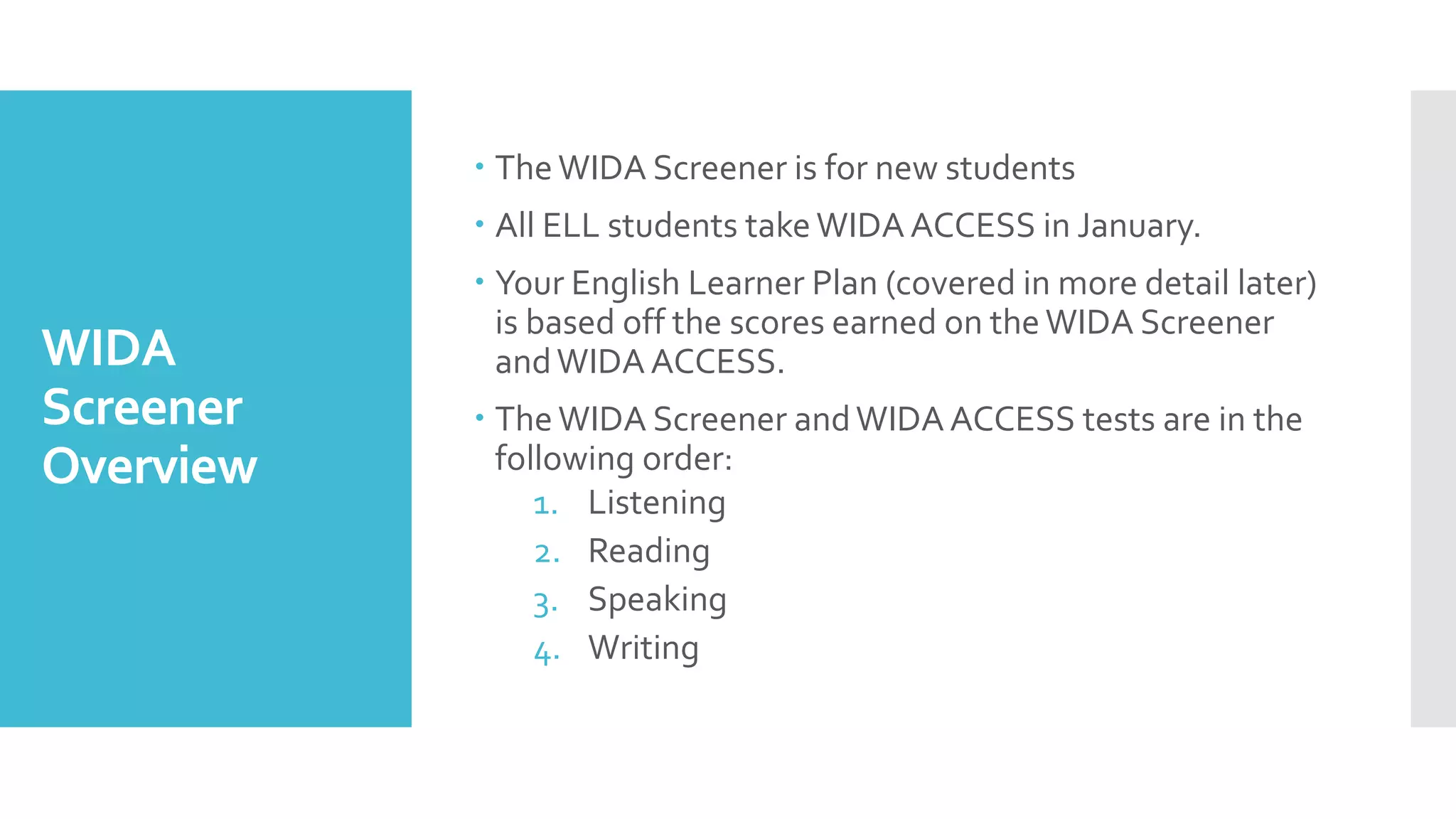 Screener and access | PPTX
