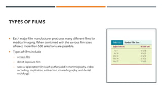 Understanding of Screen Film Radiography | PDF