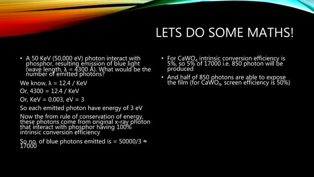 Radiographic Intensifying Screen | PPTX