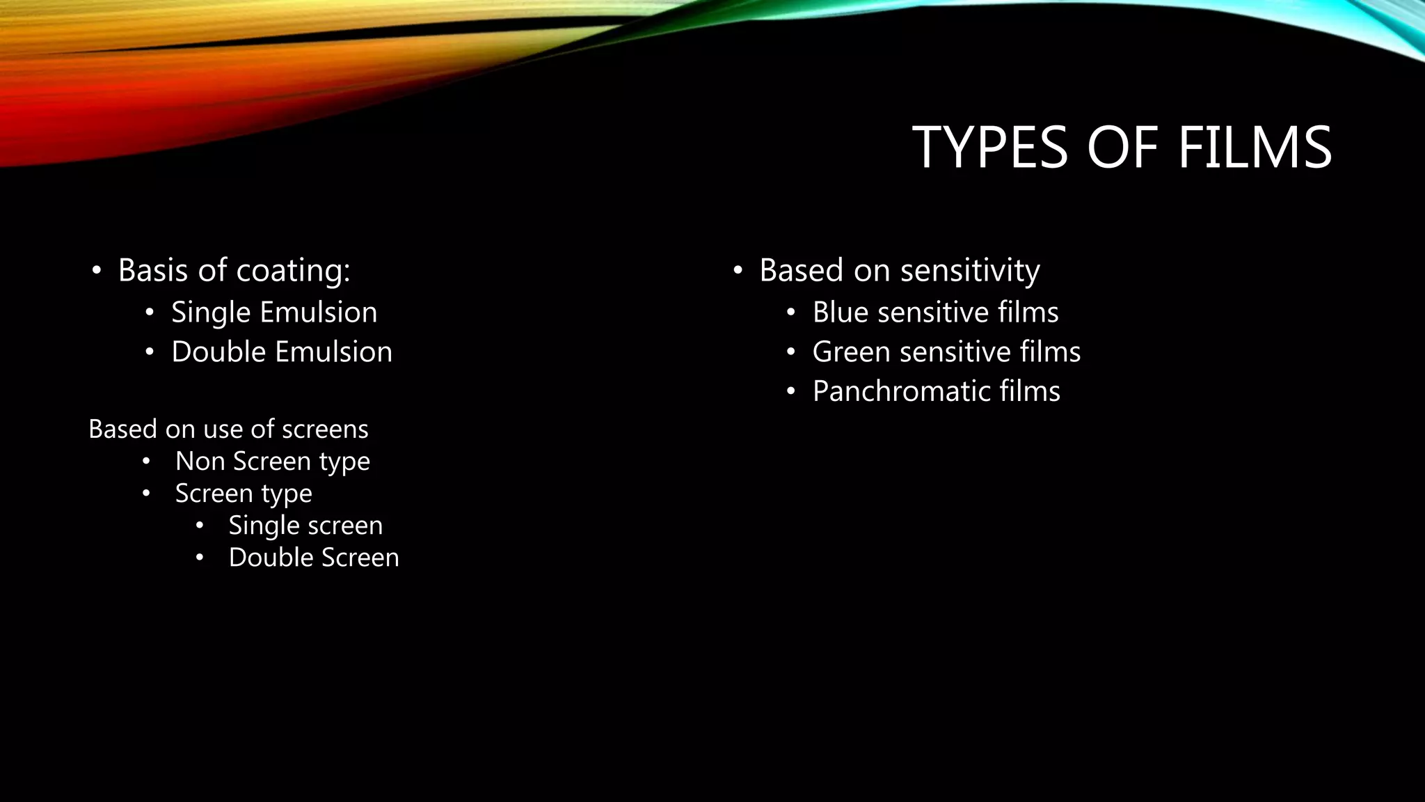 Radiographic Film and Its processing | PPTX