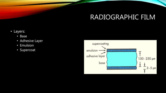 Radiographic Film and Its processing | PPTX | Chemistry | Science