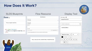 Enhanced Screen Flows UI/UX using SLDS with Tom Kitt | PPTX