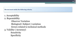 SCREENING-1.pptx including sensitivity . | PPTX | Diseases and Conditions | Medical Health