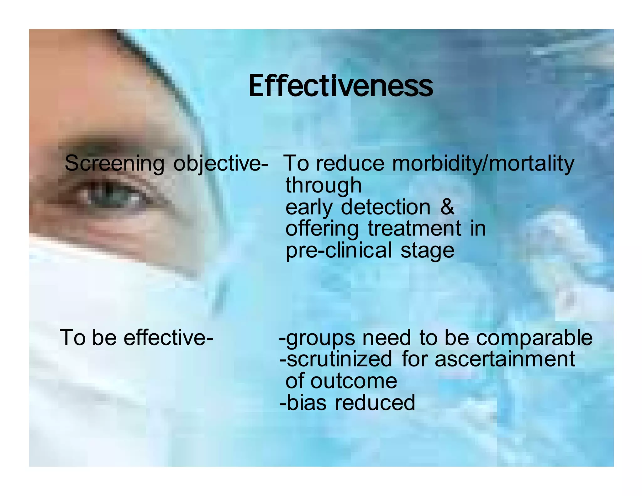 Screening in Public Health | PDF