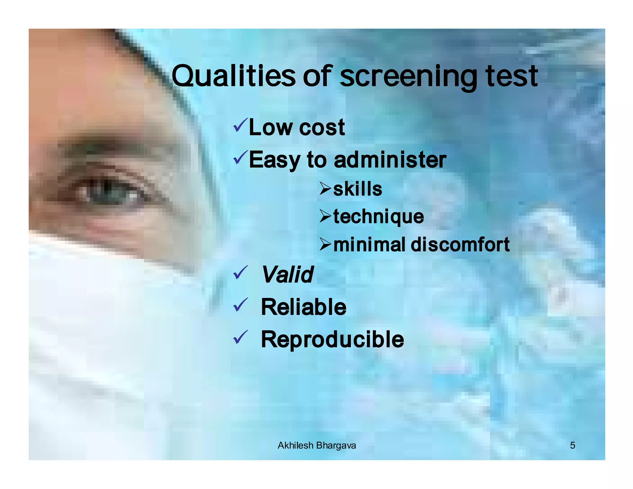 Screening in Public Health | PDF