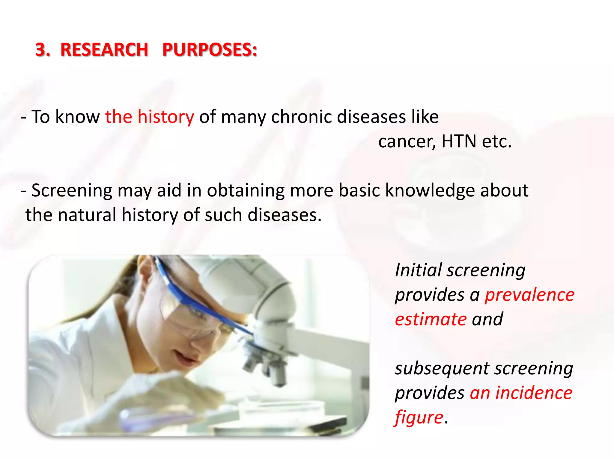 Screening for Diseases | PPTX