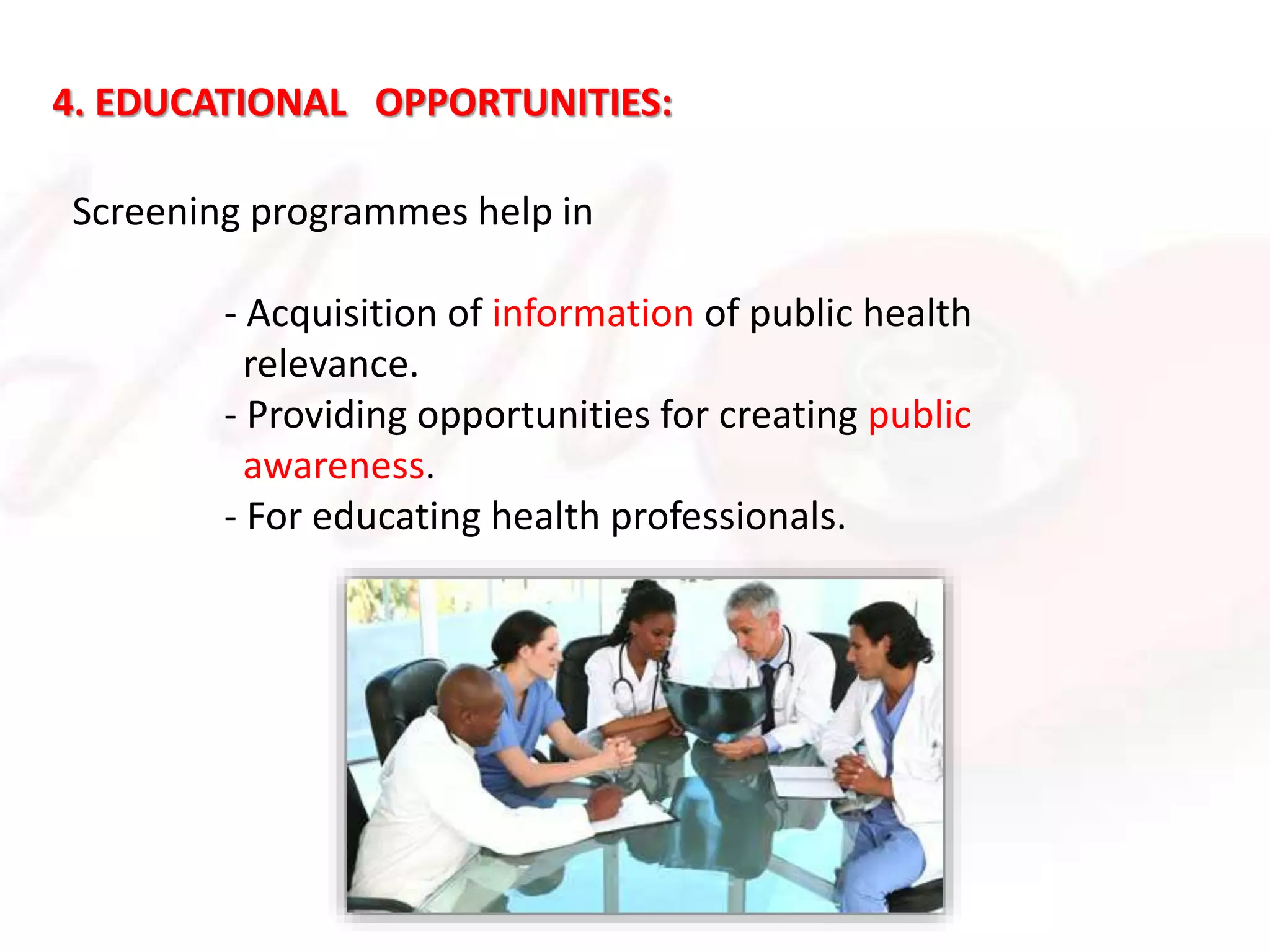 Screening for Diseases | PPTX