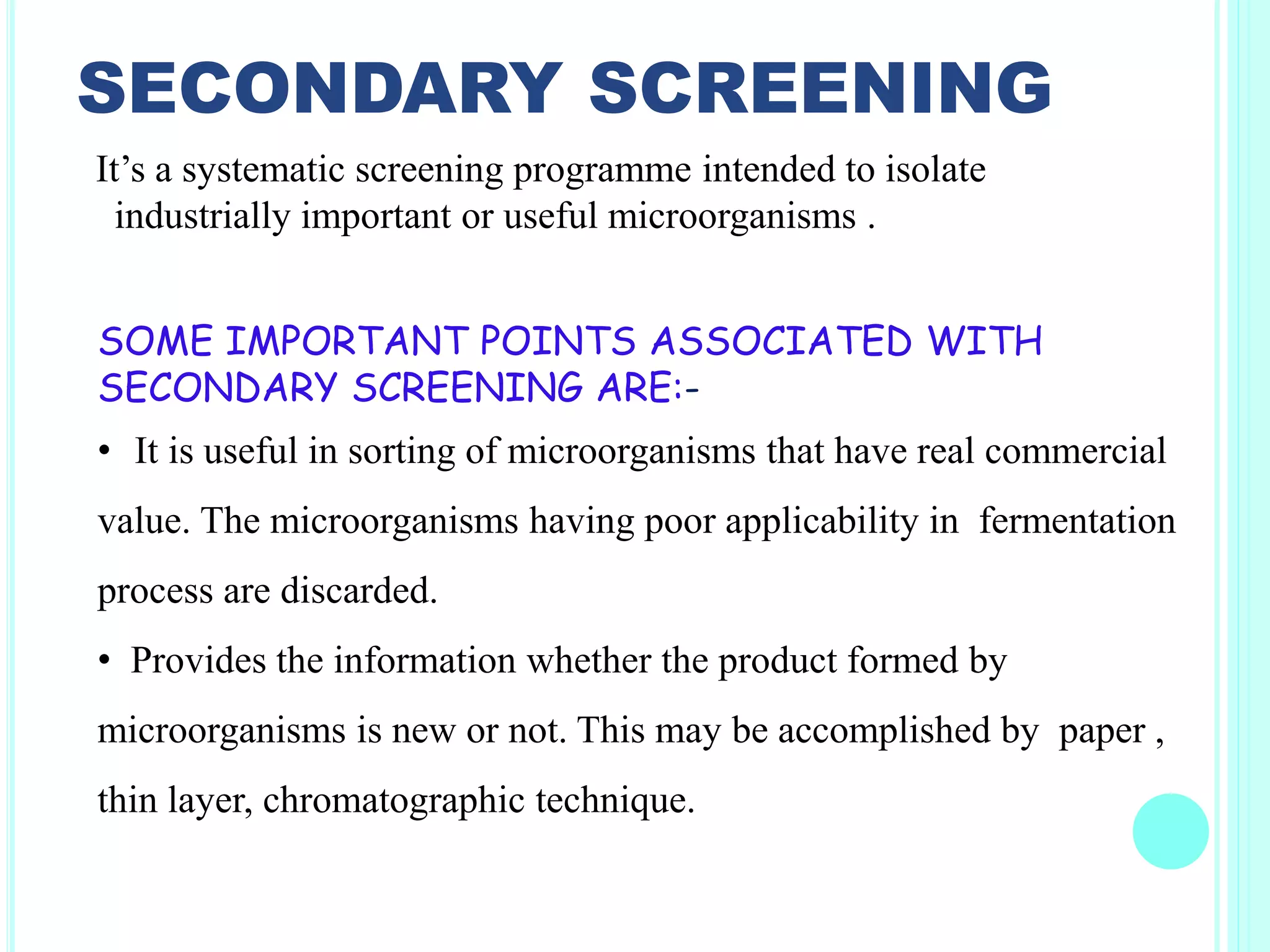 Screening | PPTX