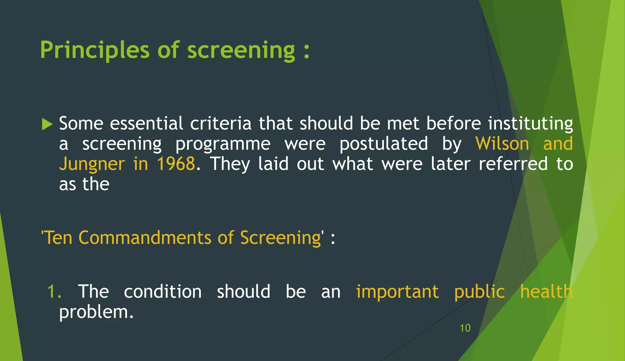 Screening in Ophthalmology | PPTX