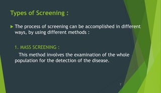 Screening in Ophthalmology | PPTX