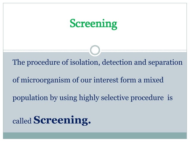 Screening | PPTX | Medical Tests | Medical Health