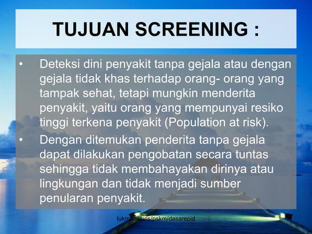 SCREENING.ppt