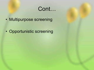 scre3ning of diseases epidemiology community medicine screening.ppt