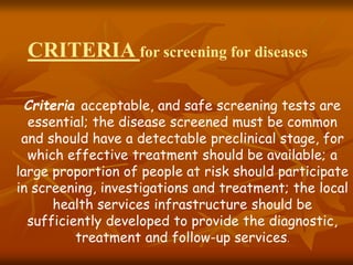 scre3ning of diseases epidemiology community medicine screening.ppt