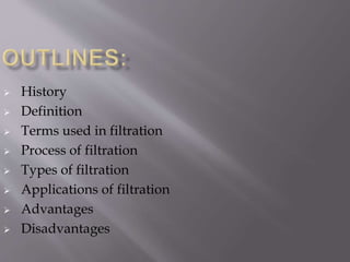 Screening and-filtration in food science and technology | PPTX