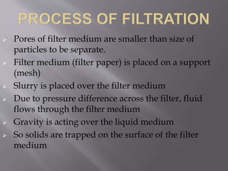 Screening and-filtration in food science and technology | PPTX