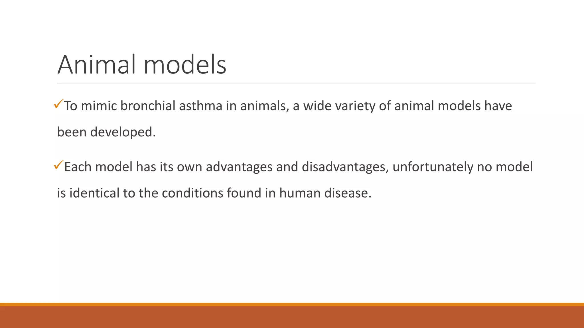 pre clinical Screening for anti asthmatic drugs | PPTX