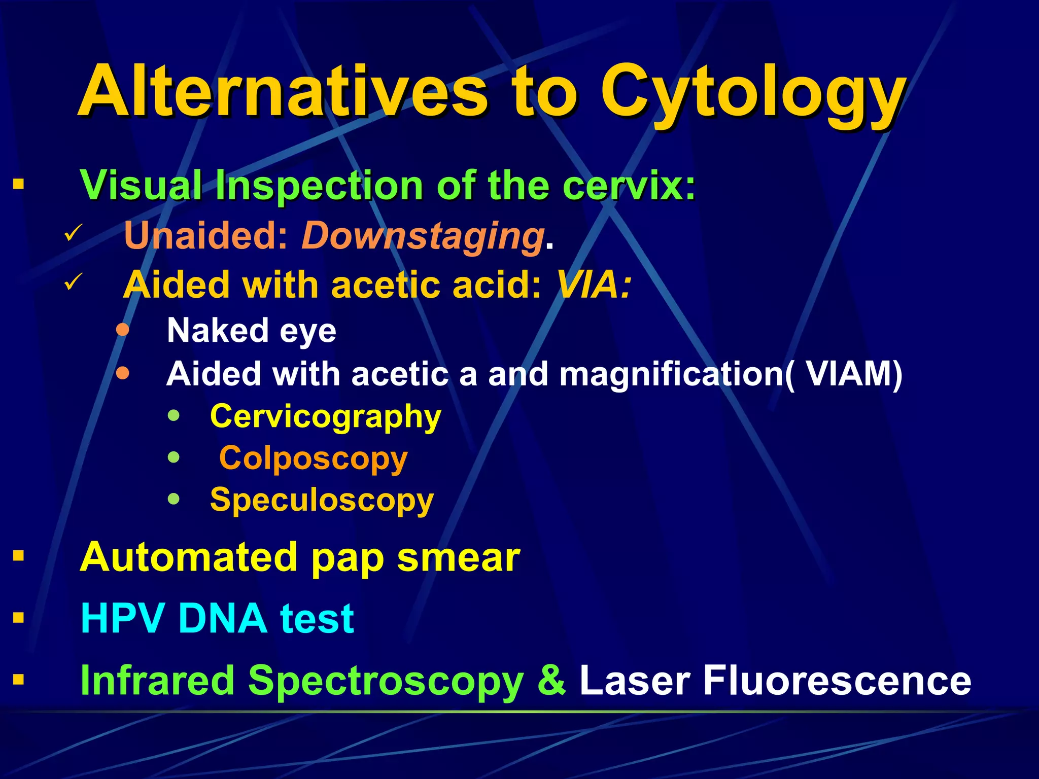Screening for Female Genital Tract Malignancy | PPT