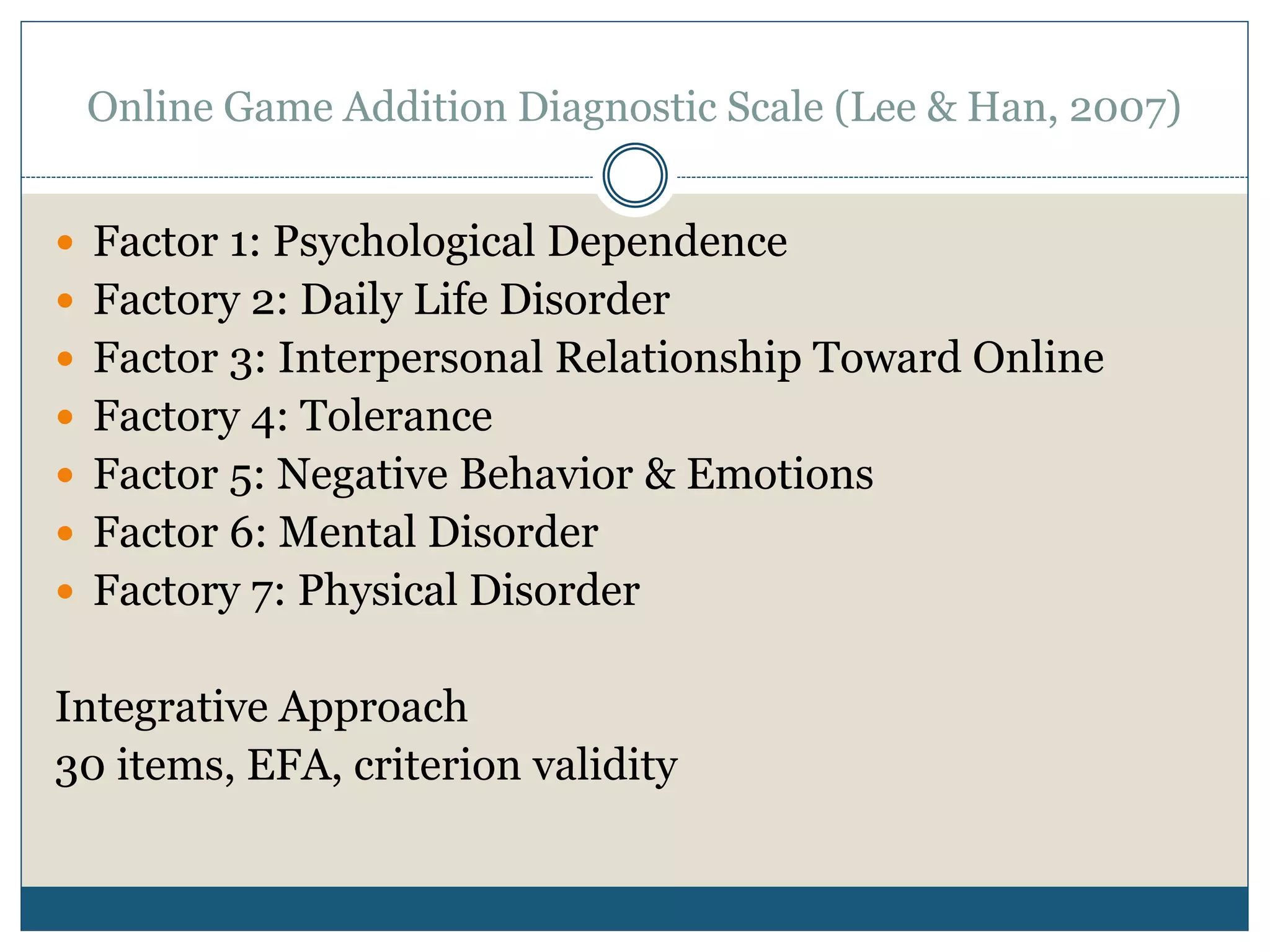 Screening and assessment for internet gaming addiction | PPT