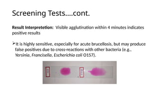 Screening and diagnosis of Brucellosis.pptx